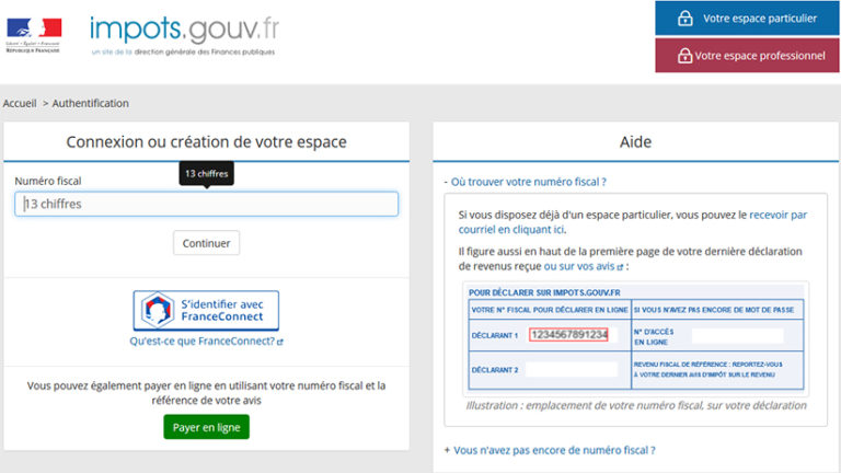 Où trouver ses identifiants impots.gouv : numéro et codes d’accès en ligne