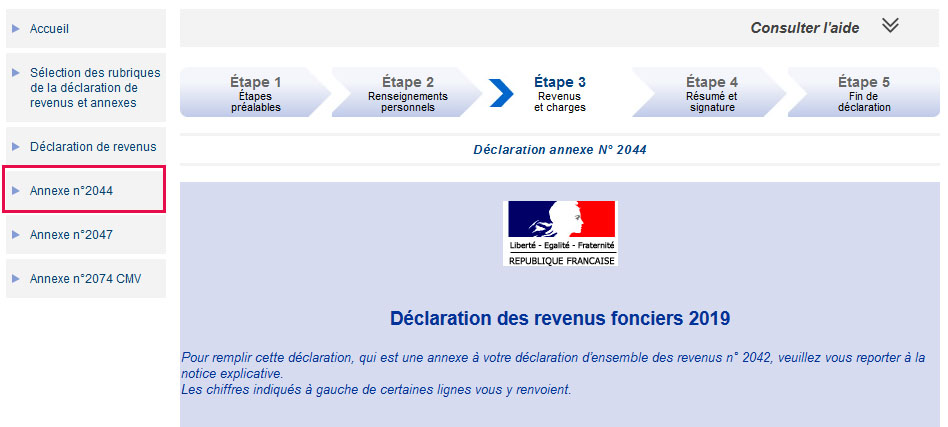 Comment remplir la déclaration 2044 des revenus fonciers 2019 en ligne Comment remplir la déclaration 2044 des revenus fonciers 2019 en ligne