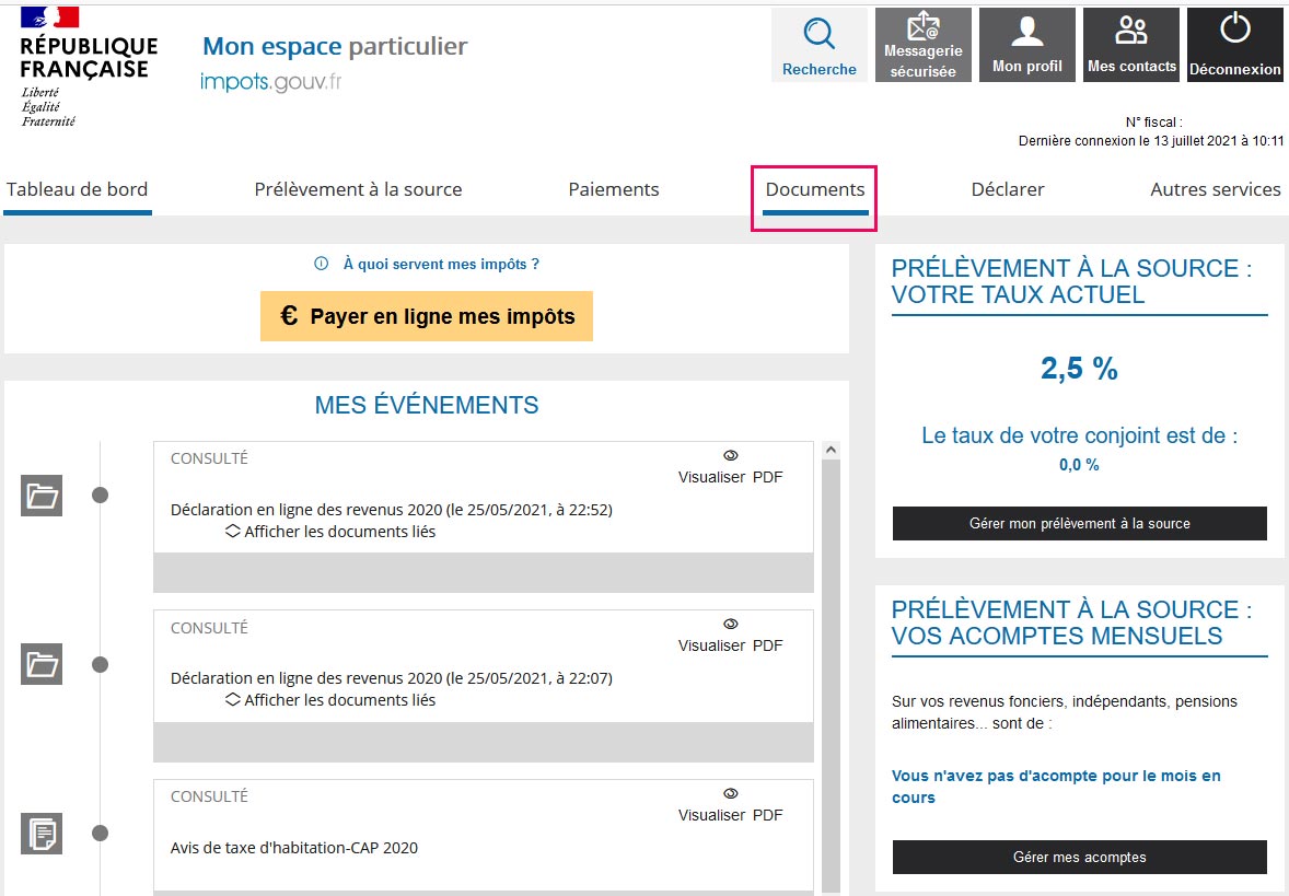 Asdir impôt 2024-2025 : définition, comment obtenir ce justificatif