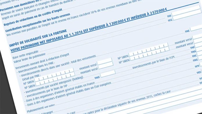 ISF 2017 : l’imprimé 2042 C en ligne sur impots.gouv